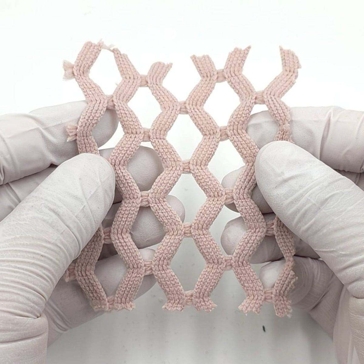 Airy Zigzag Mesh Poly Knit Fabric - FAB1849 – Fabricis