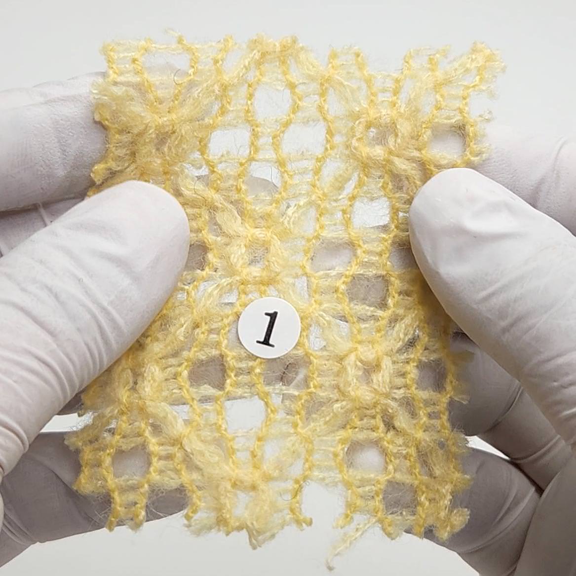 Solid Brushed Mesh Wool Acrylic Knit Fabric - FAB1594 – Fabricis